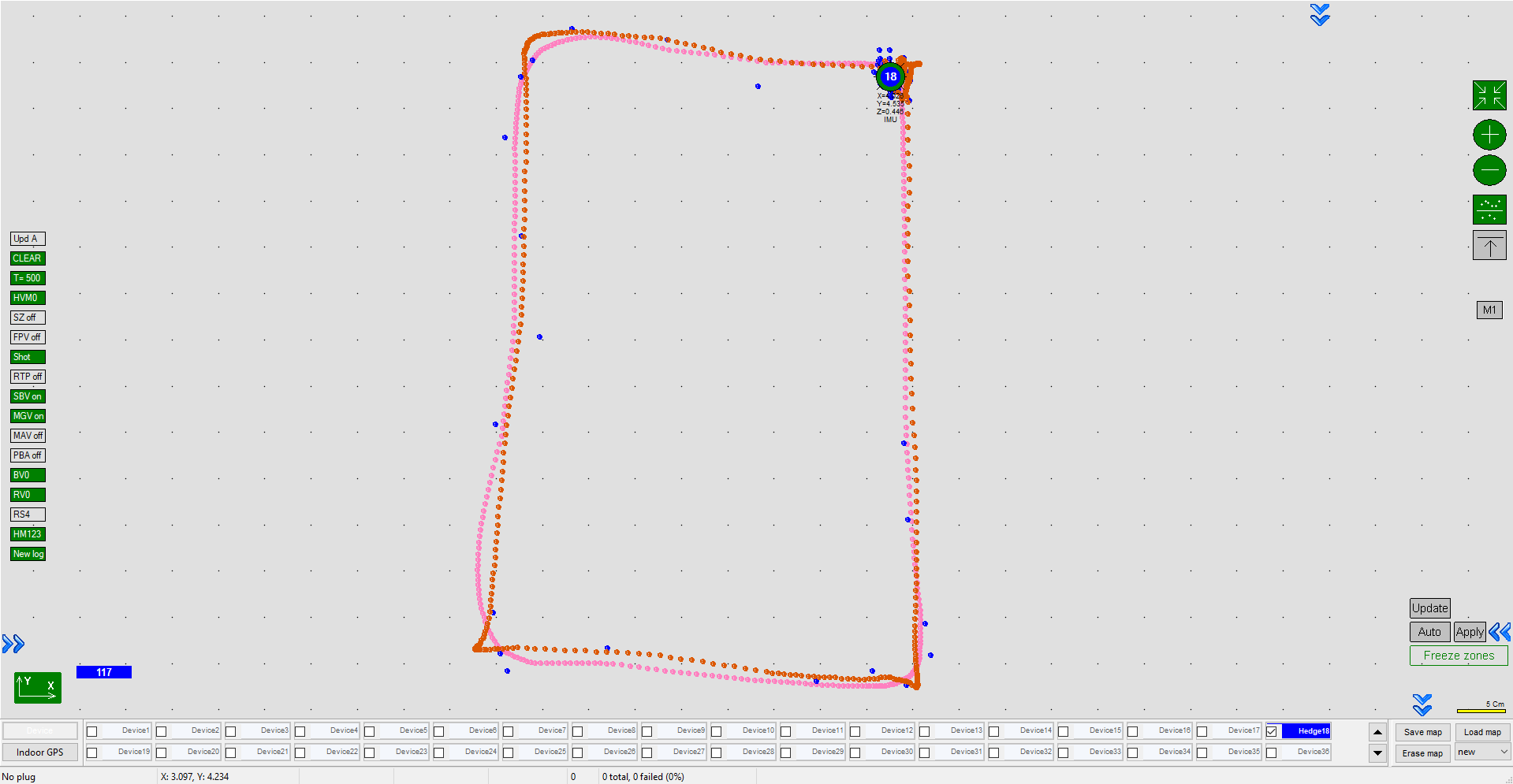Fast indoor positioning system based on IMU sensor fusion