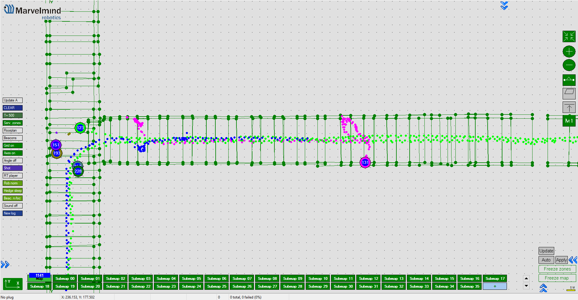 Precise indoor tracking of forklifts