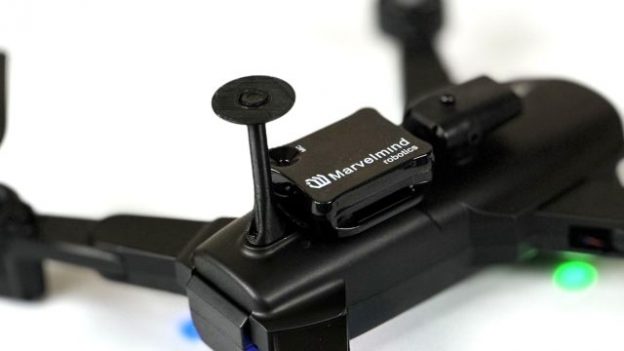 Indoor positioning system for drone swarms