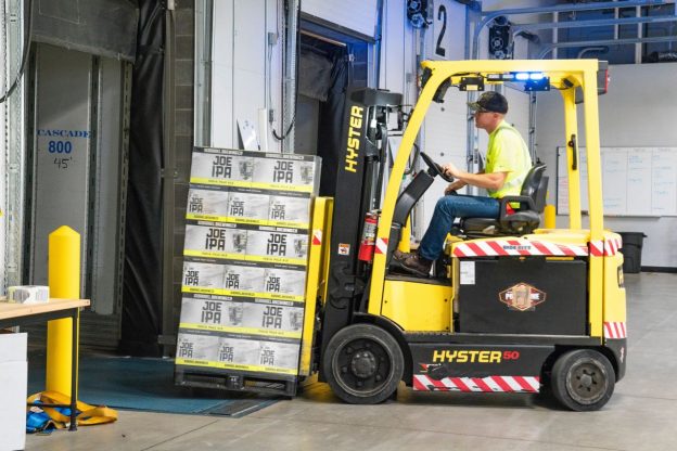 Precise indoor tracking of forklifts